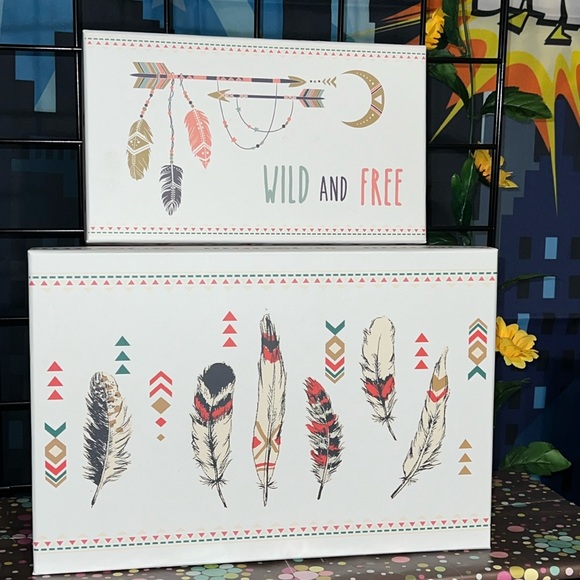 Trueliving | Storage & Organization | New Cardboard Wild And Free Set ...